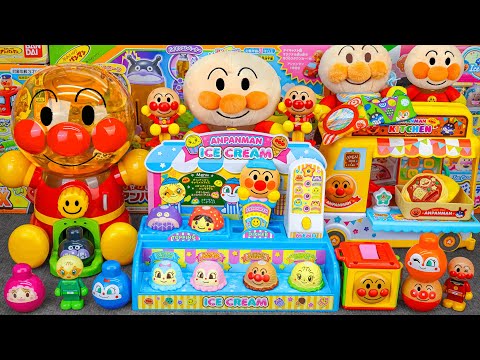 99 Minutes Satisfying with Unboxing Cute Anpanman Ice Cream Shop Playset Toys Collection ASMR 🍧
