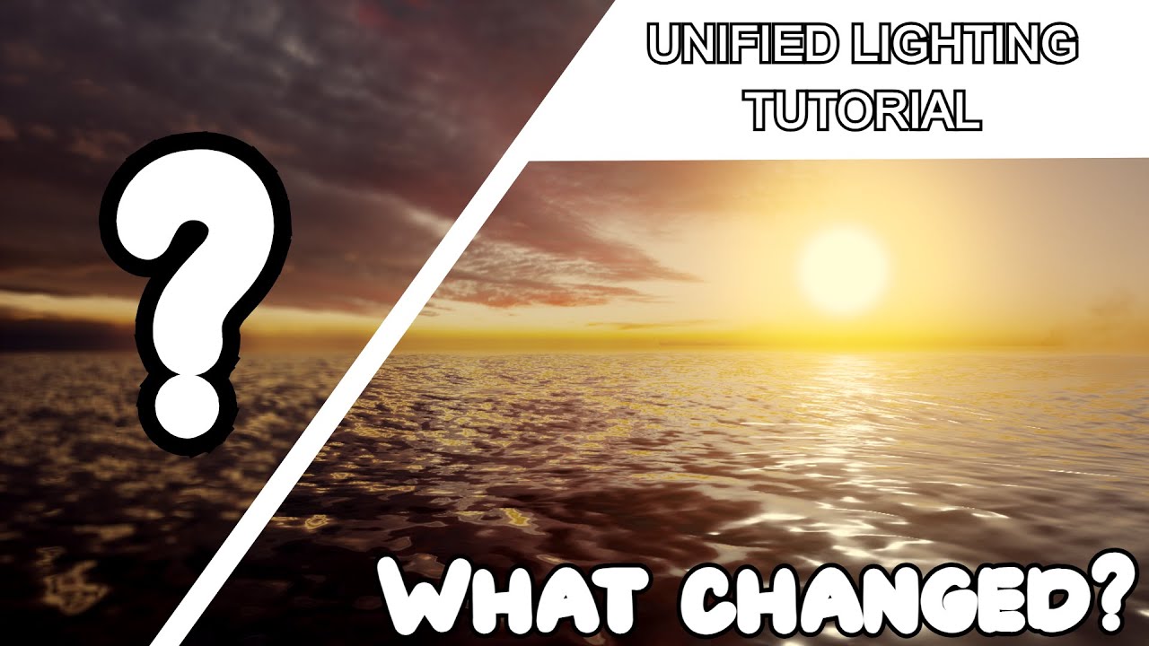 [UPDATED] Roblox Realistic Lighting Tutorial (UNIFIED LIGHTING) - YouTube