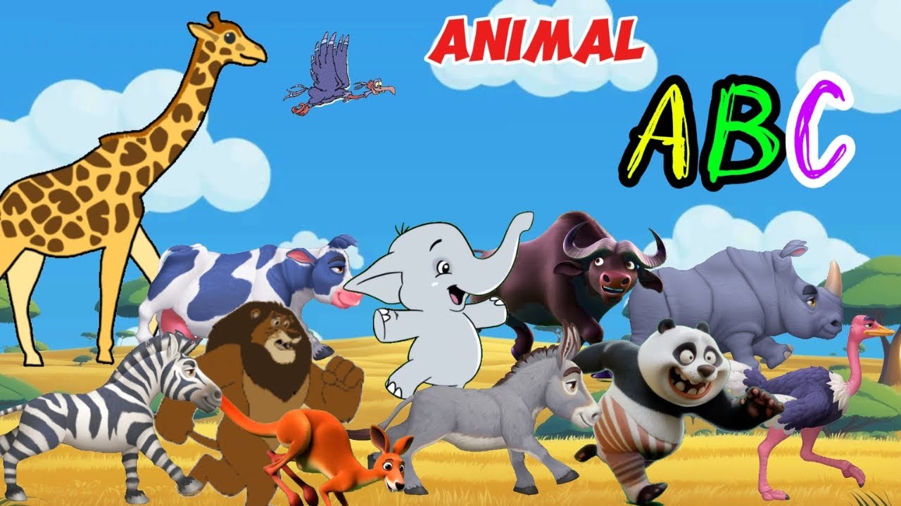 Animal ABC Song 0331 | Alphabet Animals Nursery Rhymes For Kids ...