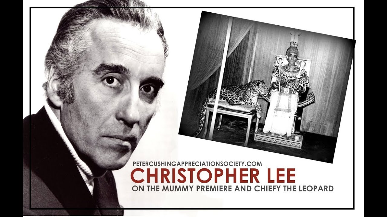 Christopher Lee Interview: Dracula premiere and The Mummy - YouTube