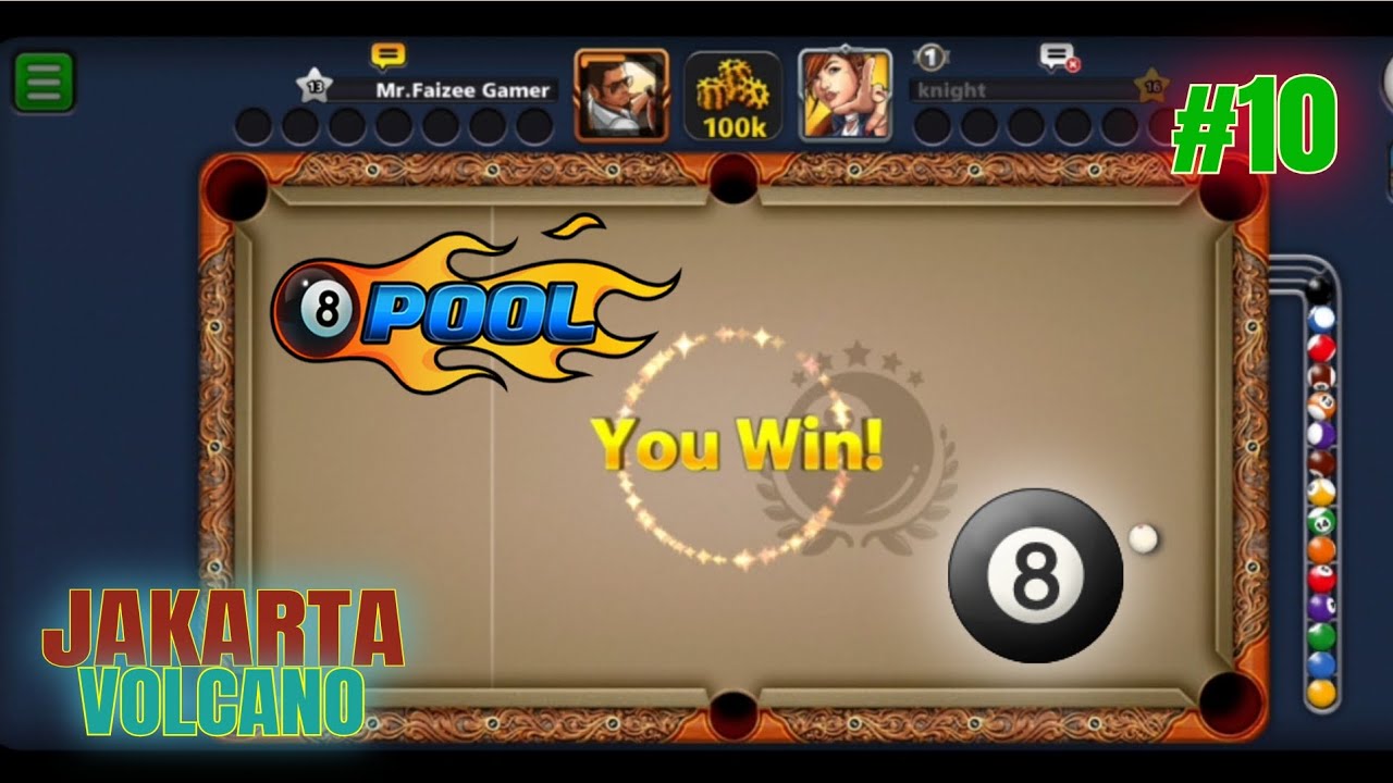 8 Ball Pool Gameplay-JAKARTA VOLCANO Real-Time PvP 1080p 60Fps - YouTube