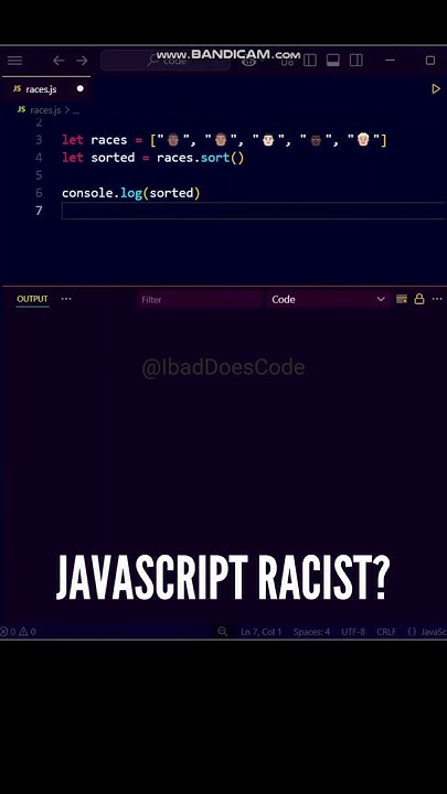 🫣🫣 The DARKEST Side of JavaScript ES6 | JavaScript Racist Confirmed? #shorts #javascript #js # ...