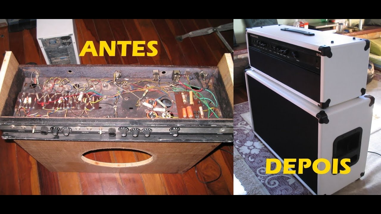 Construindo 2x12 e Gabinete novo Giannini Duovox 50b - YouTube