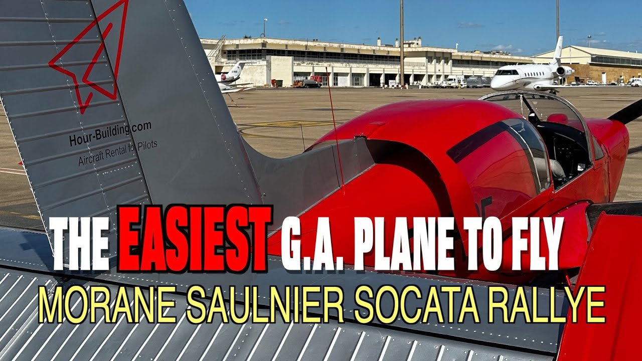 The Easiest GA Plane to Fly Morane Saulnier Socata Rallye - YouTube