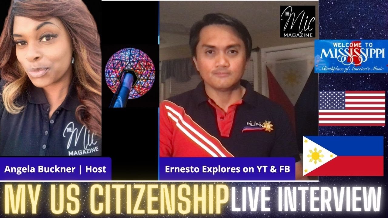 My US CITIZENSHIP story, interview with Angela Buckner,HOST of Mic ...