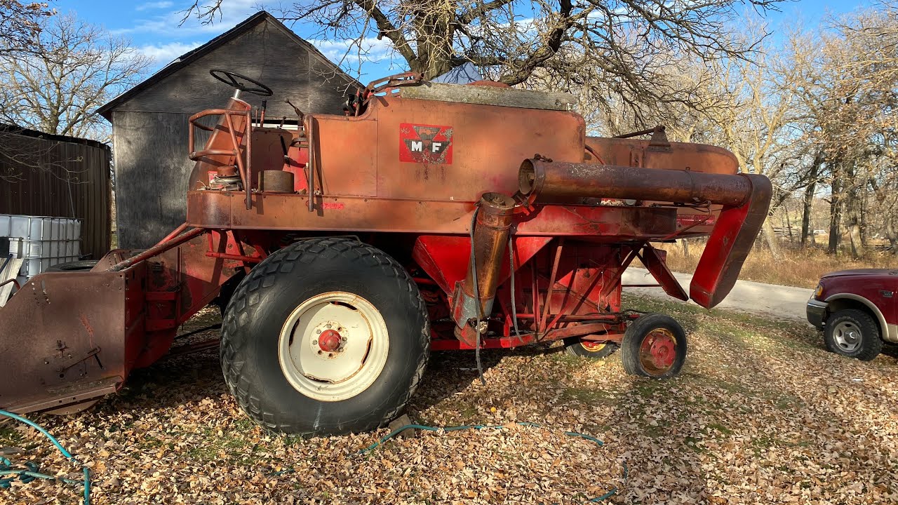 Massey Ferguson super 92 gets a new engine - YouTube