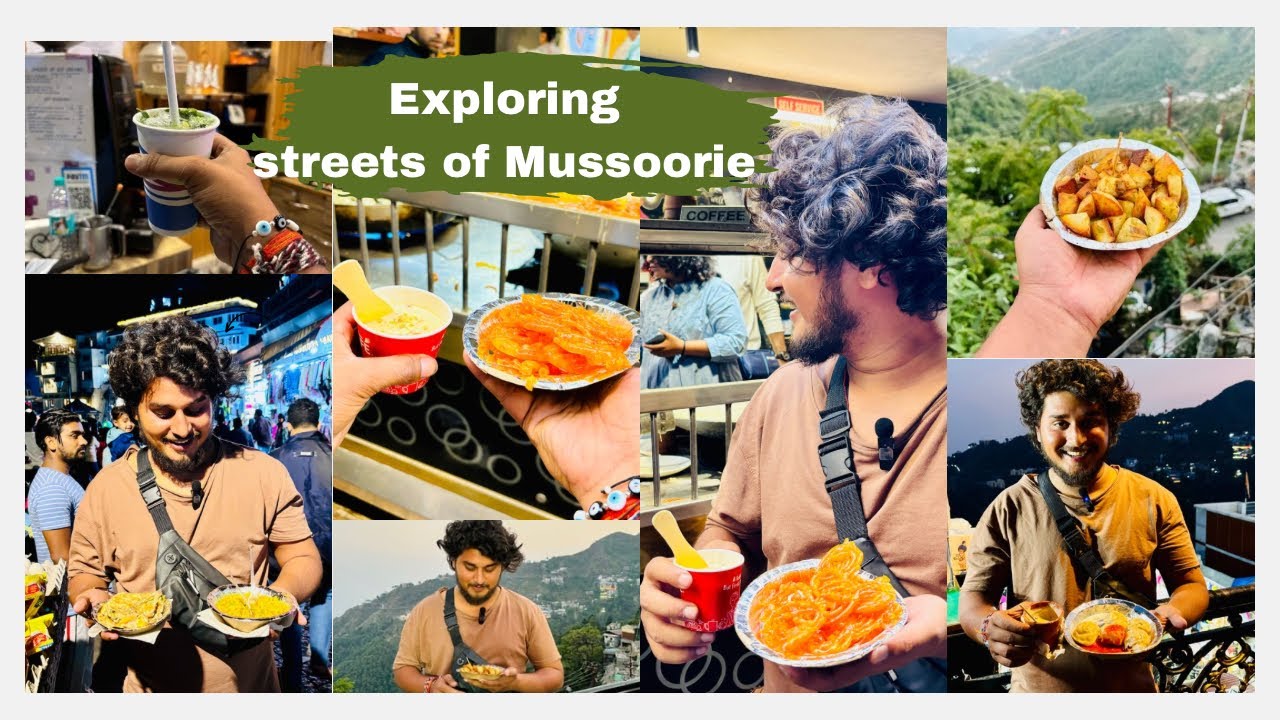 Exploring Street Food Of Mussoorie || Mall Road street Food ...