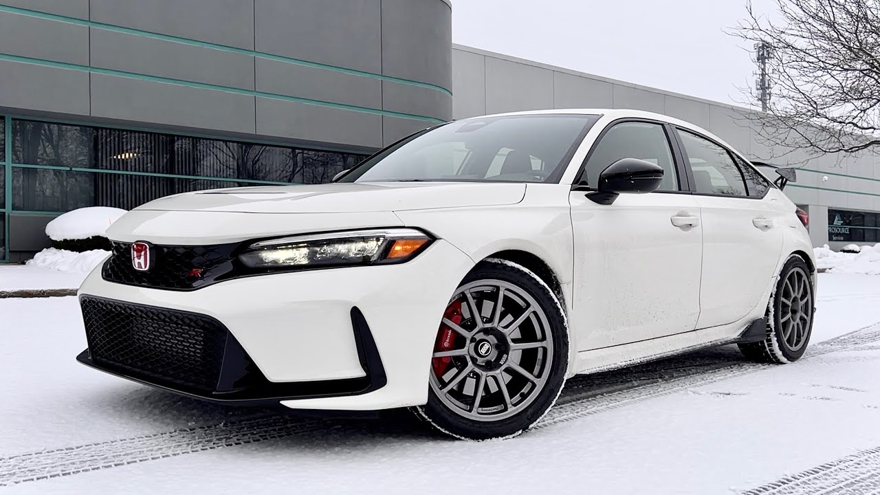 Winter Driving the 2023 Type R on 18" Wheels & Tires - YouTube