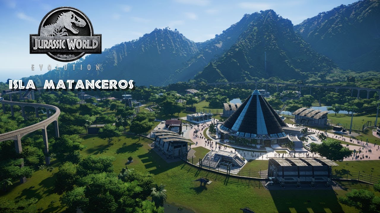 Jurassic World Evolution: Isla Matanceros Park Tour - YouTube