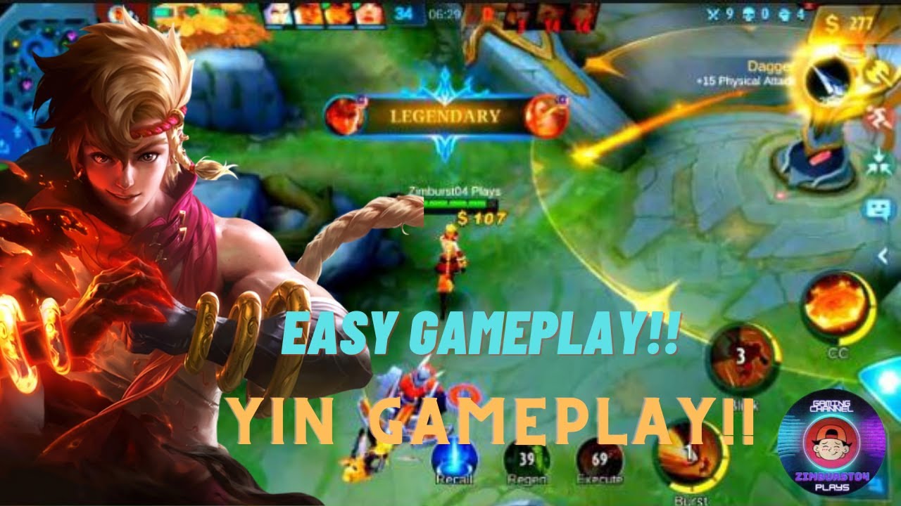 EASY GAMEPLAY!! (YIN GAMEPLAY!!) ZIMBURST04 PLAYS. - YouTube