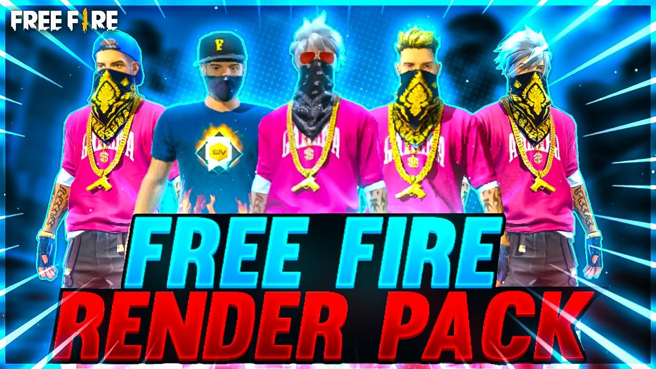 FREE FIRE RENDER PACK 2021 GIVEWAY || 1000+ FREE FIRE RENDER PACK ...