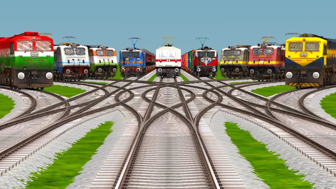 Every Trains Crossing At Diamond Railroad Tracks Different Railroad ...