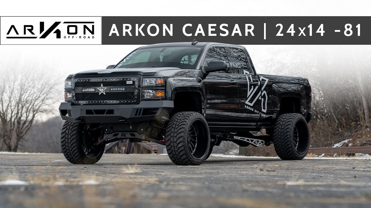 ARKON Caesar 24x14 -81 | 2015 Chevy Silverado 1500 - YouTube
