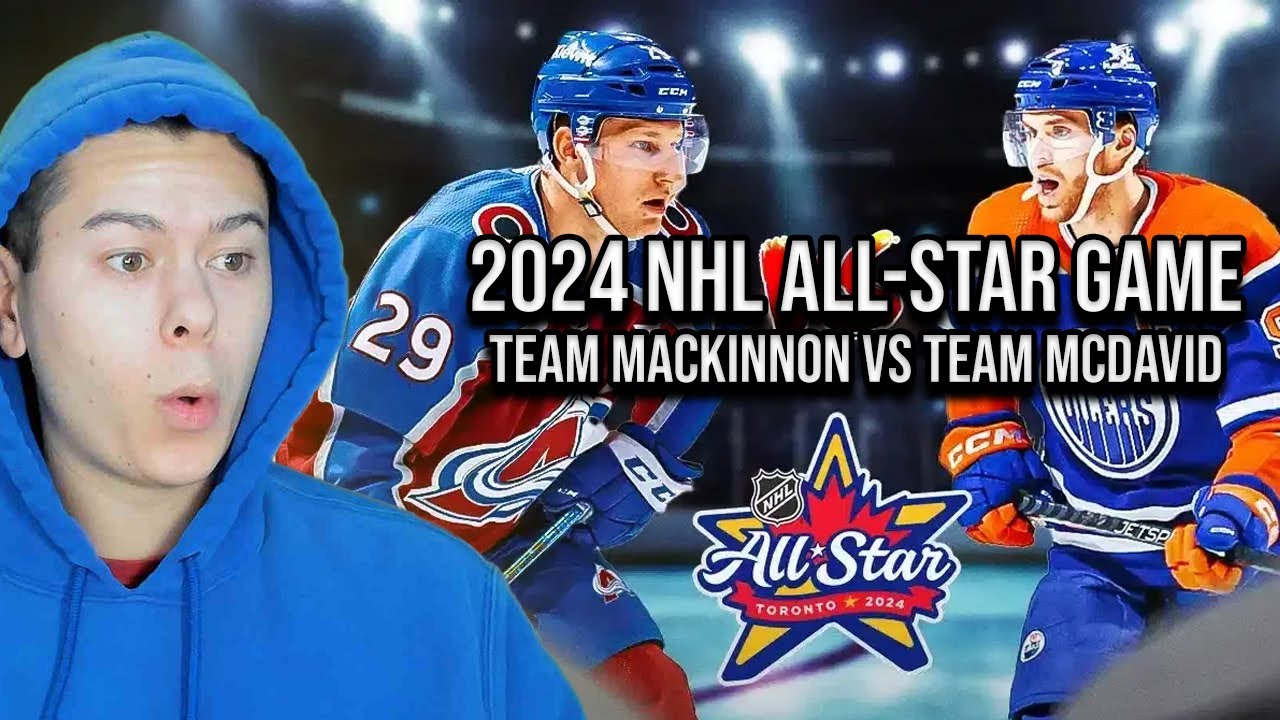 REACTION TO TEAM MACKINNON VS TEAM MCDAVID | 2024 NHL ALL-STAR ...