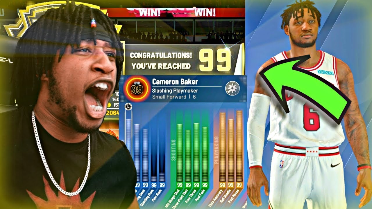 99 OVERALL REACTION!! HITTING 99 OVERALL ON THE BEST BUILD IN THE GAME ...