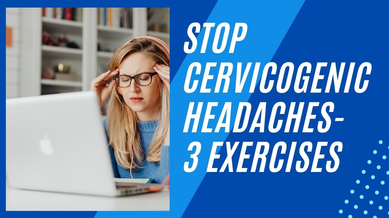 Cervicogenic Headache Relief| 3 Easy Exercises| McKenzie Neck Exercises ...