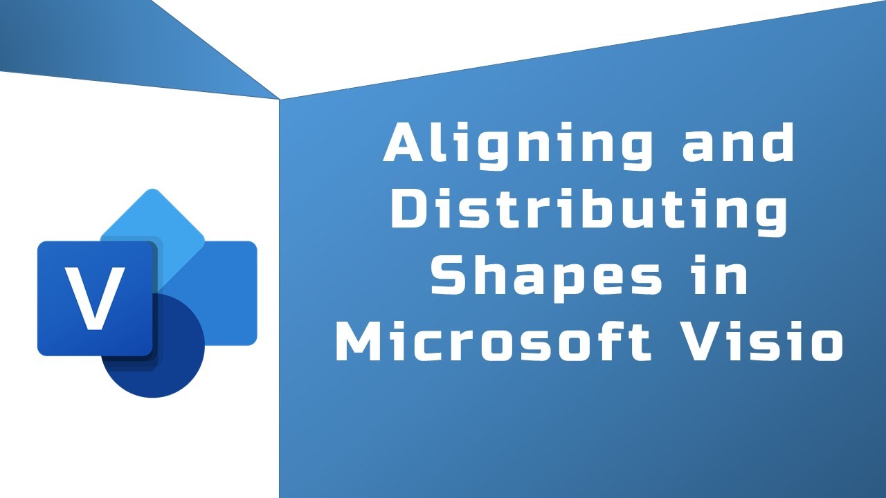 Microsoft Visio - Aligning and Distributing Shapes in Visio - YouTube