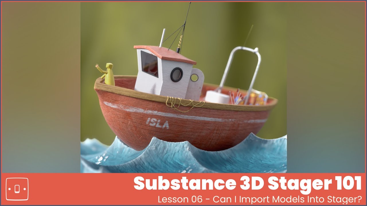 06 | Substance 3D Stager Course - Can I Import Models Into Substance ...
