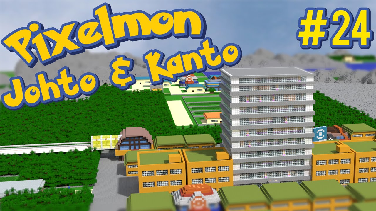 Saffron City - Pixelmon Johto and Kanto Minecraft Map Ep. 24 - YouTube