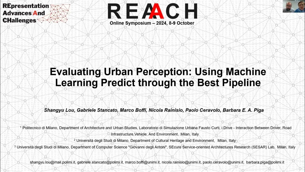 Evaluating Urban Perception: Using Machine Learning Predict through the Best Pipeline - YouTube