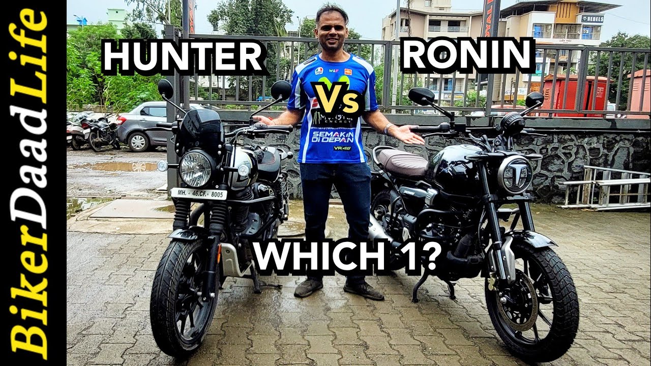 Royal Enfield Hunter 350 vs TVS Ronin 225 | Detailed Ride Review | Top ...