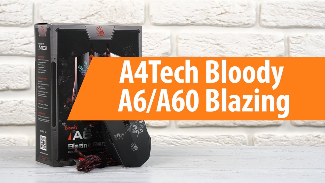 Распаковка A4Tech Bloody A6/A60 Blazing / Unboxing A4Tech Bloody A6/A60 ...