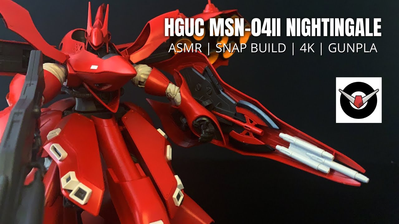 HGUC 1/144 MSN-04II NIGHTINGALE GUNPLA SNAP BUILD | STRAIGHT BUILD ...