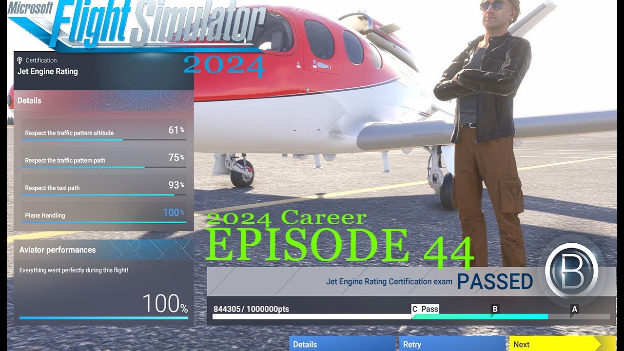 MSFS 2024 Career Mode | Episode 44 - Jet Engine Rating Certification 🚀 - YouTube