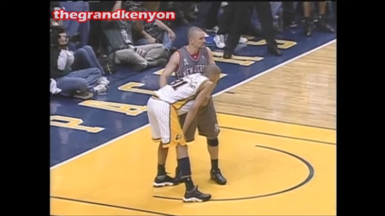 Reggie Miller off on potential game winner at buzzer vs. New Jersey ...