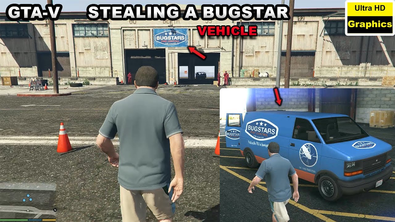 GTA V: Stealing a Bugstar Vehicle Mission | Ultra HD Graphics Gameplay ...