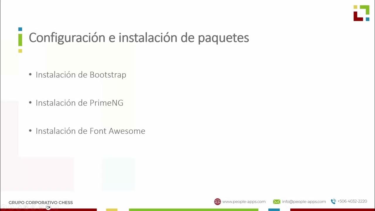 Creación y pasos iniciales de un proyecto en Angular - YouTube