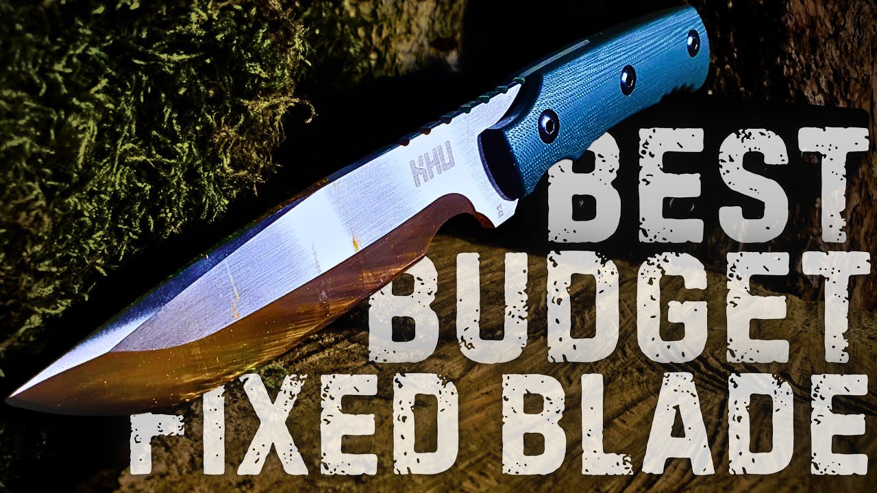 KHU Knife Review - BEST Budget Tactical Fixed Blade? - YouTube
