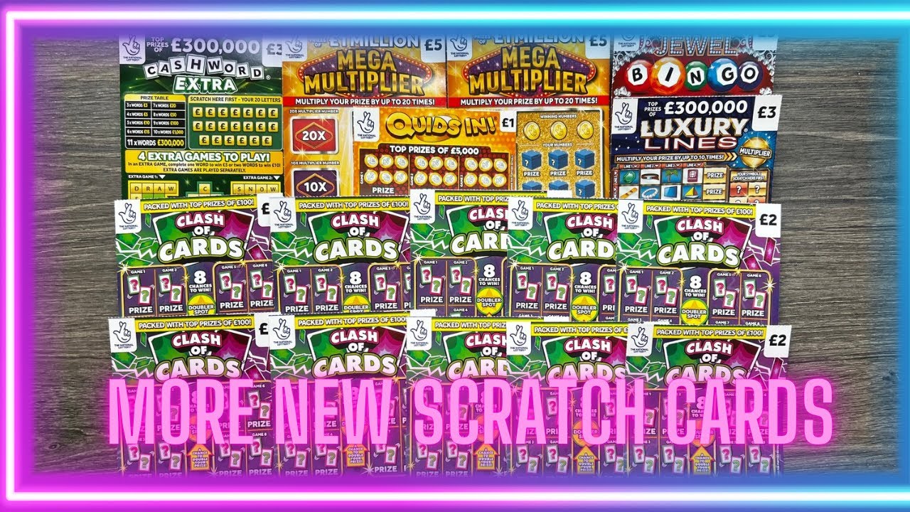 💷 BRAND NEW SCRATCH CARDS AGAIN, WILL A £20 GAMBLE BE WORTH IT? 💷 - YouTube