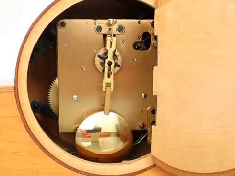 Sold! JUBA SCHATZ Mantel Clock RARE MODEL Vintage Chime HIGH GLOSS ...