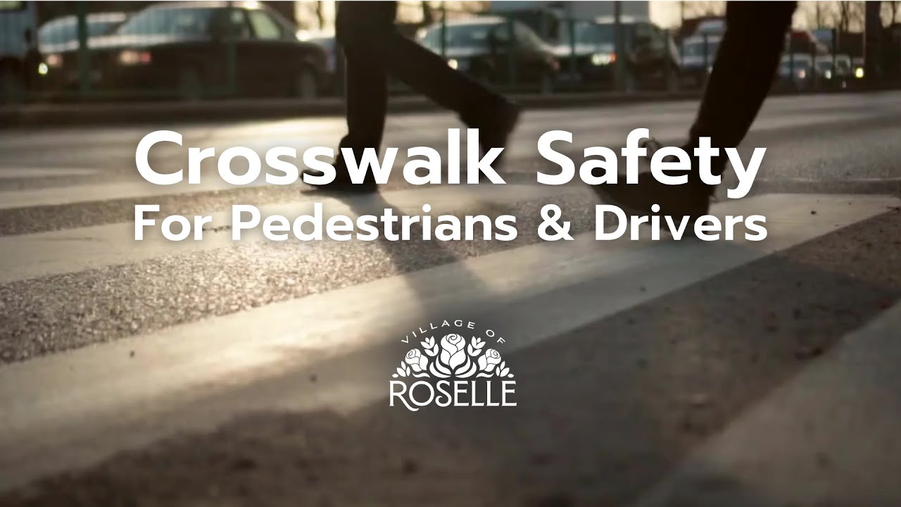 Crosswalk Safety for Drivers and Pedestrians - YouTube