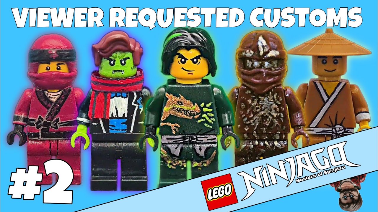 Ninjago customs requested by You #2 - YouTube