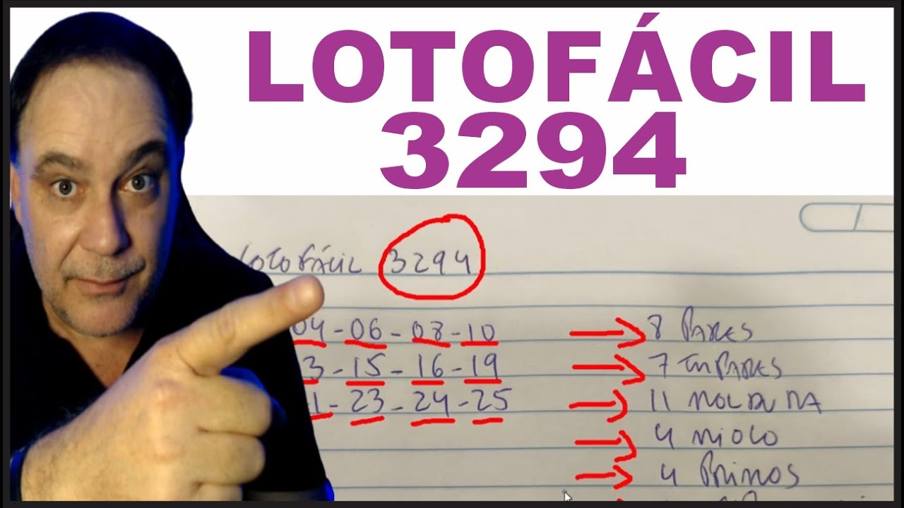 Lotofácil 3294 Fechamento e Jogos Prontos - YouTube