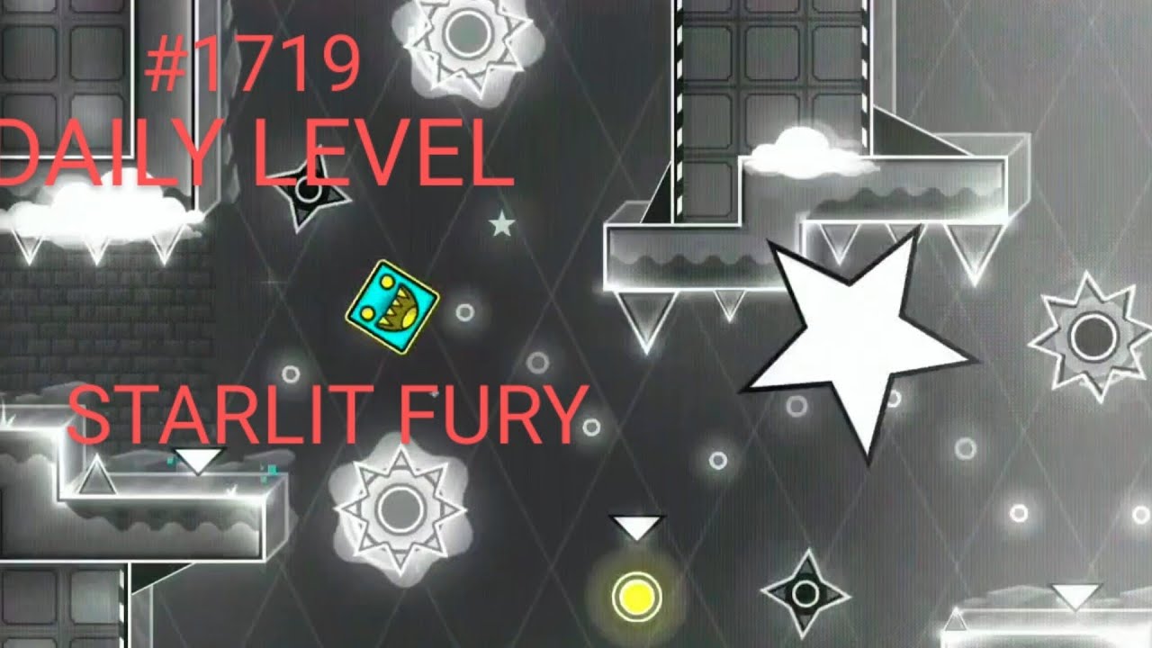 he vuelto 😸DAILY LEVEL #1719 Geometry Dash 2.11 el nivel STARLIT FURY ...