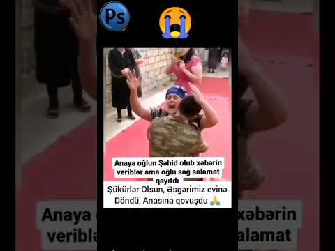 Anaya Oğlunun Şəhid Xəbərini veriblər Oğlu Sağ-salamat gəldi Ananın Fəryadı 😔 #şəhid #azerbaijan