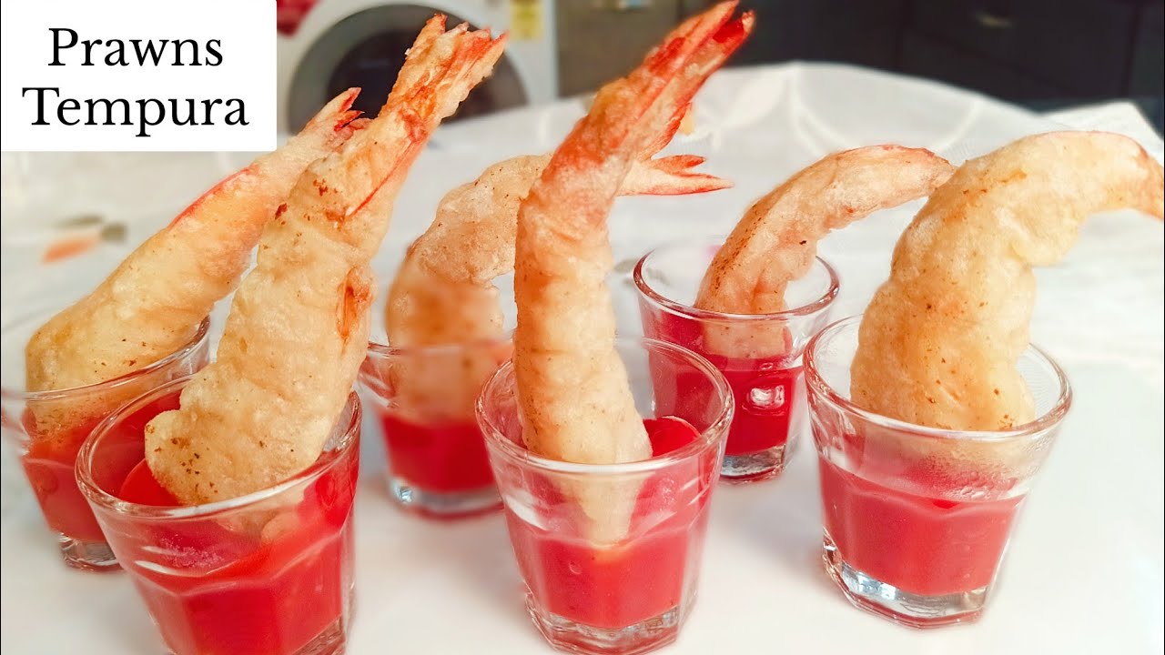 TEMPURA PRAWN RECIPE | Batter Fried Prawns | Shrimp Tempura Restaurant ...