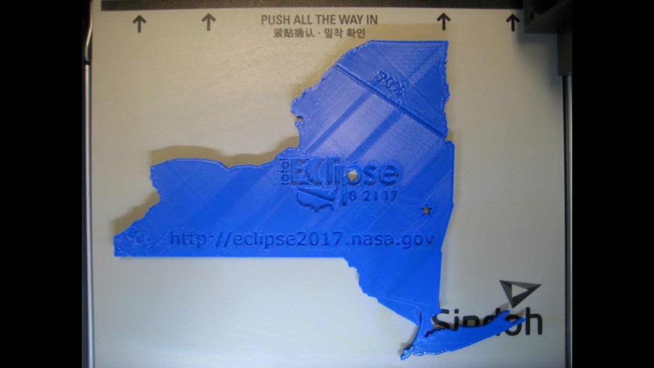 NASA Eclipse Pinhole Projector - 3D Printer Time-lapse - YouTube