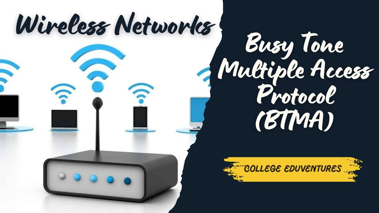 Busy Tone Multiple Access Protocol BTMA - YouTube