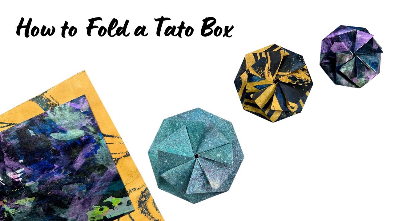 DIY Origami Box That Closes Itself Like Magic - YouTube