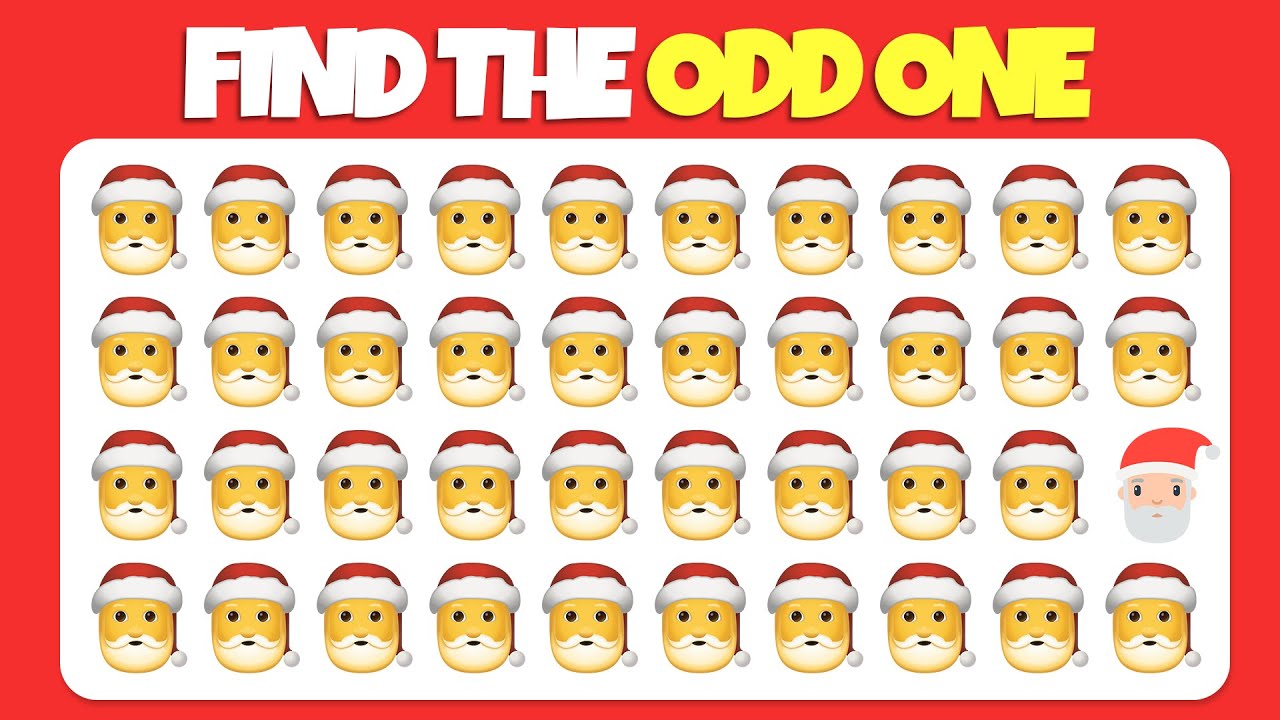 I Spy Christmas | Can You Find The Odd One - Christmas Edition - YouTube
