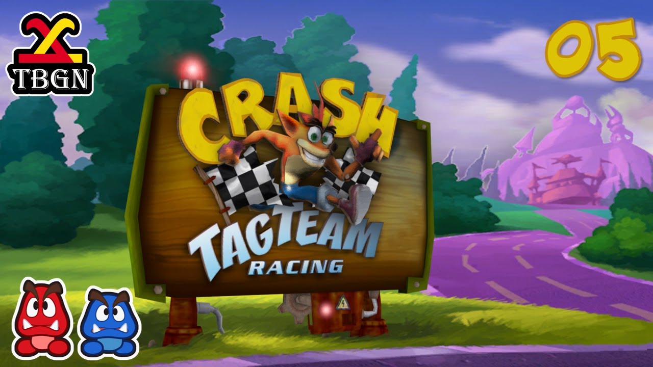 Crash Tag Team Racing Let's Play Part 05 | TBGN | Ninja Cortex - YouTube