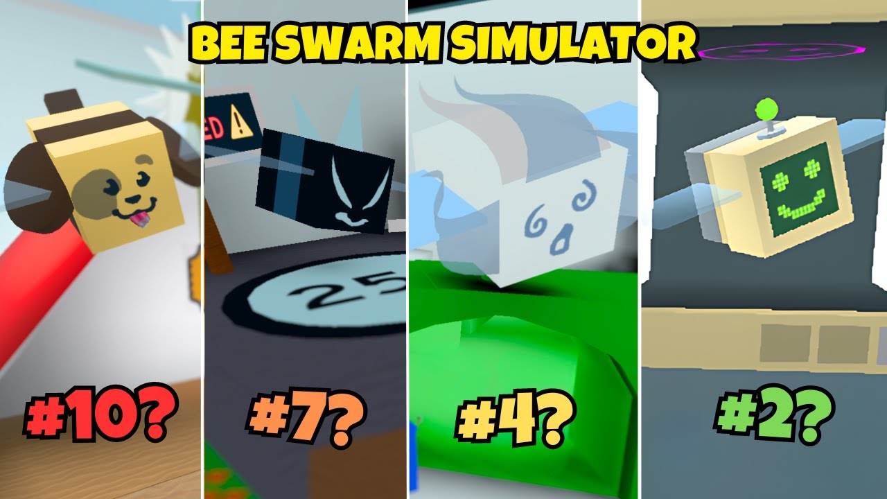 I Ranked EVERY EVENT BEE in Roblox Bee Swarm Simulator - YouTube
