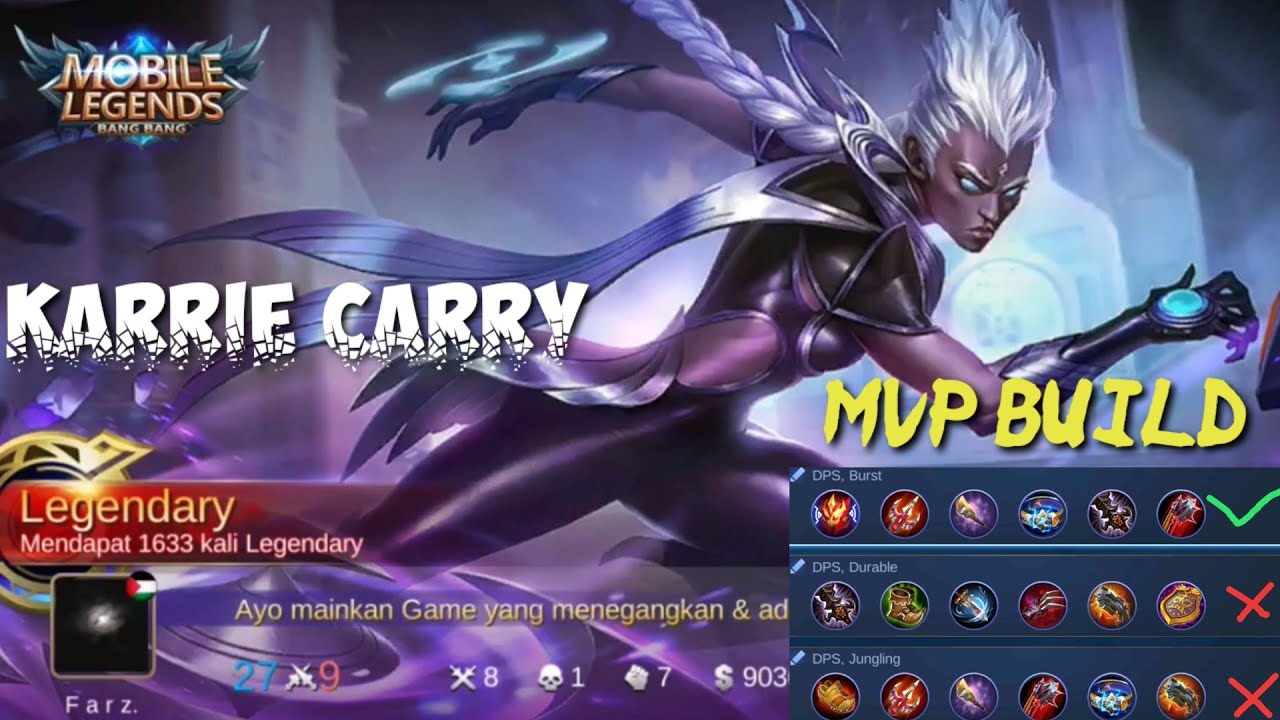 KARRIE CARRY THIS GAME | 2020 MVP BUILD - YouTube