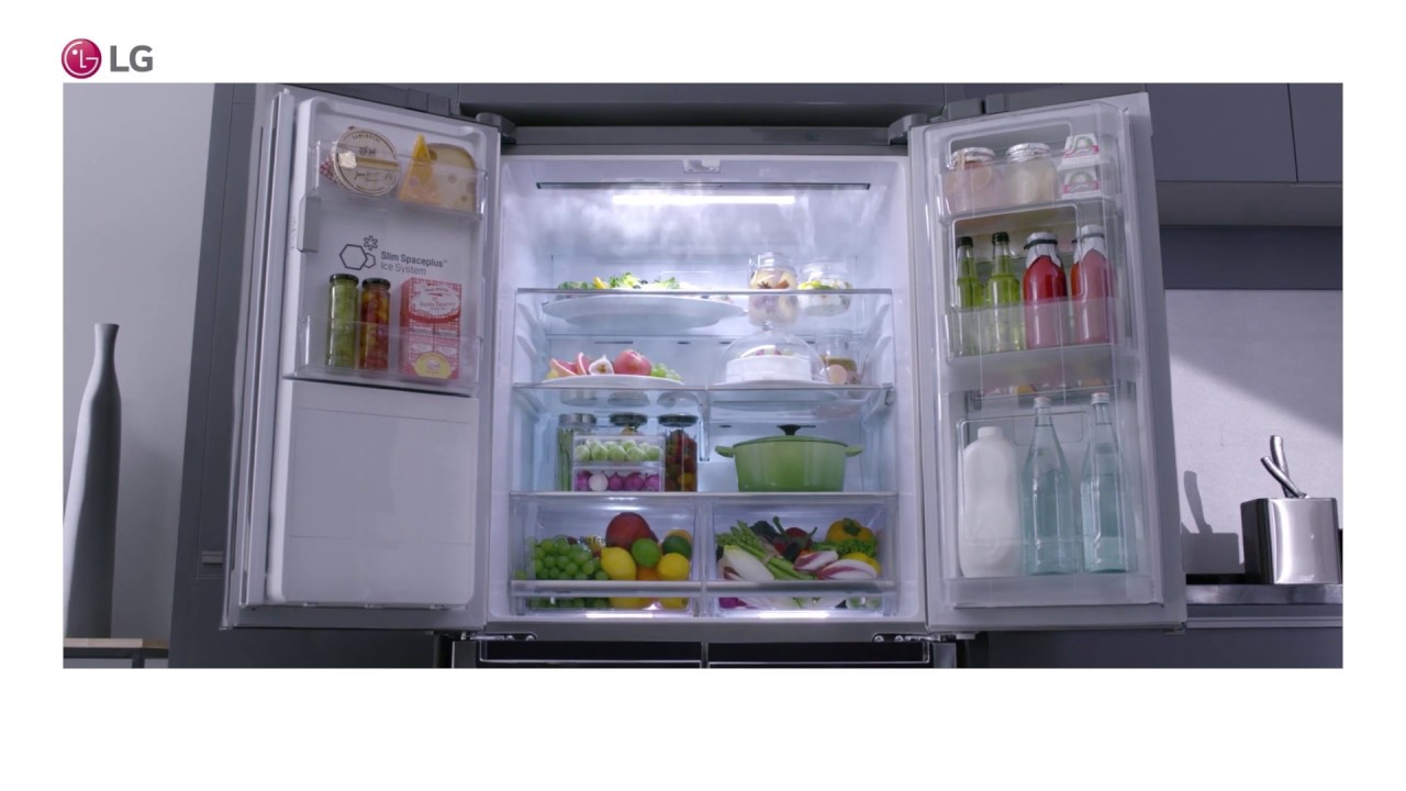 Frigoriferi Multidoor LG - Linear Cooling e Door Cooling - YouTube