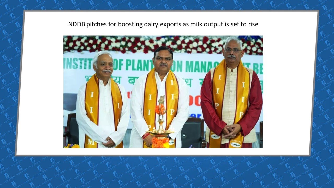 India must gear up to meet one third milk demand of the World in next 7 ...