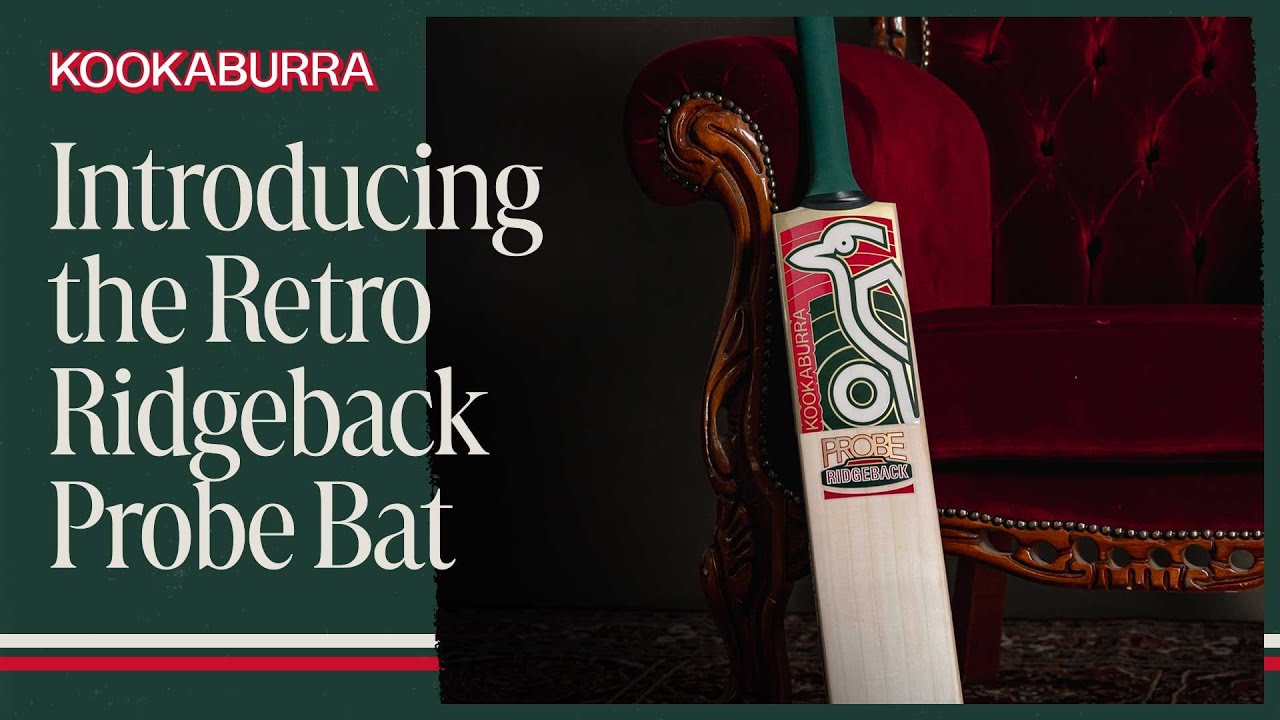 Retro Ridgeback Probe Cricket Bat | Kookaburra Cricket - YouTube